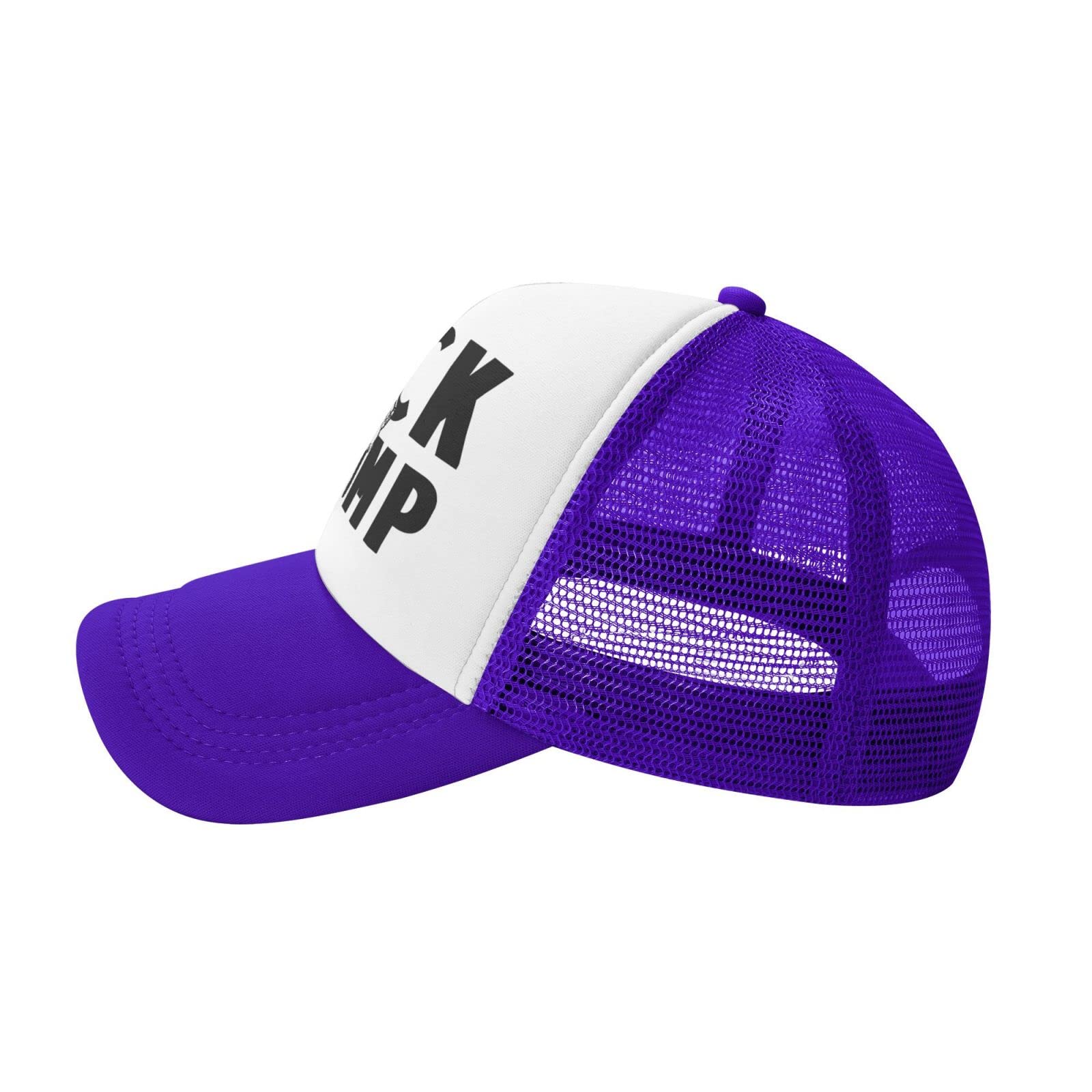 Bass-Pro Shop Hat Mesh Adjustable Trucker Baseball Fishing Outdoor Cap Purple