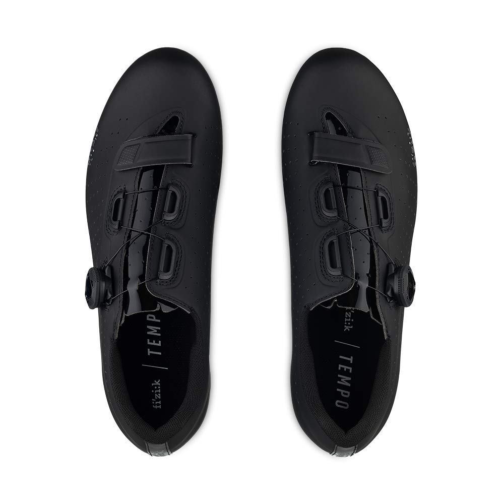 Fizik mens Tempo Overcurve Cycling Shoe, Black/Black, 6 US