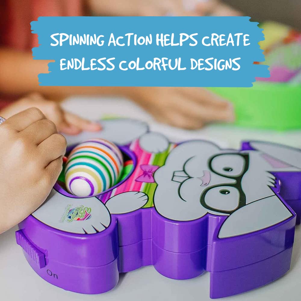 The Eggmazing Egg Decorator Easter Egg Mini Decorator Kit & The EggMazing Bunny Egg Decorating Spinner - Arts and Crafts Set