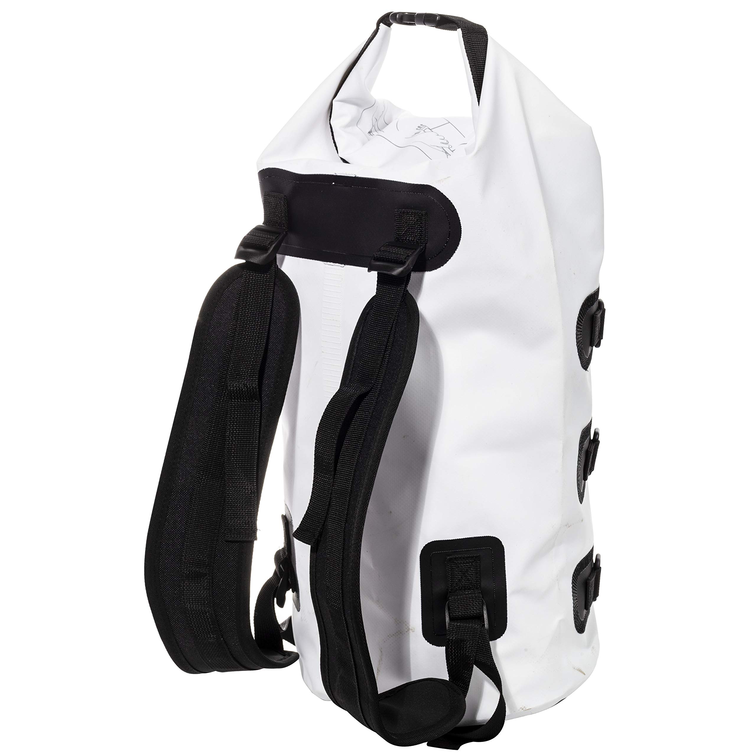 ARCTIC TRAILS Waterproof Dry Bag Backpack with Bungee Straps - Kayak - Camping- Hiking- Boating- Beach- Fishing- Floating - Sea- Ocean 20L/30L - Heavy Duty - Light Weight