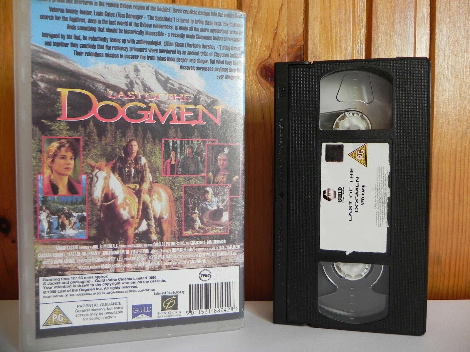 Liphontcta Last Of The Dogmen - Large Box - Guild Home - Western - Tom Berenger - Pal VHS