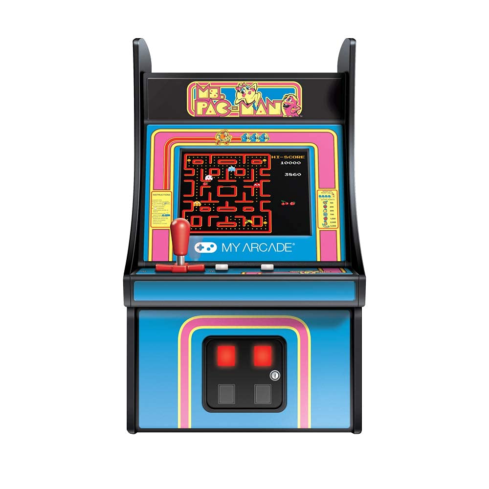 My Arcade Micro Player Game Bundle: Mappy and Ms. Pac-Man - Fully Playable 6.75 in. Collectible