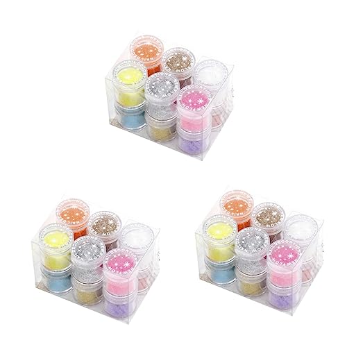 Mica Pigment 36 Pcs/Set Mica Pigment Glitter Powder Mica Powder Craft Supplies Material Glitter Sequins Craft Supplies Glitter Sequins