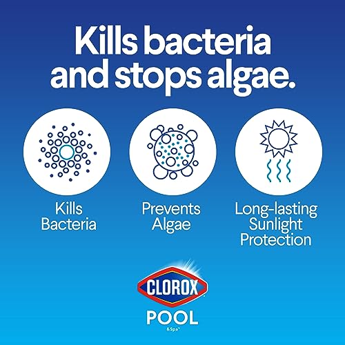 CLOROX Pool&Spa XtraBlue 3β Chlorinating Tablets, Kills Bacteria & Stops Algae, 35 LB