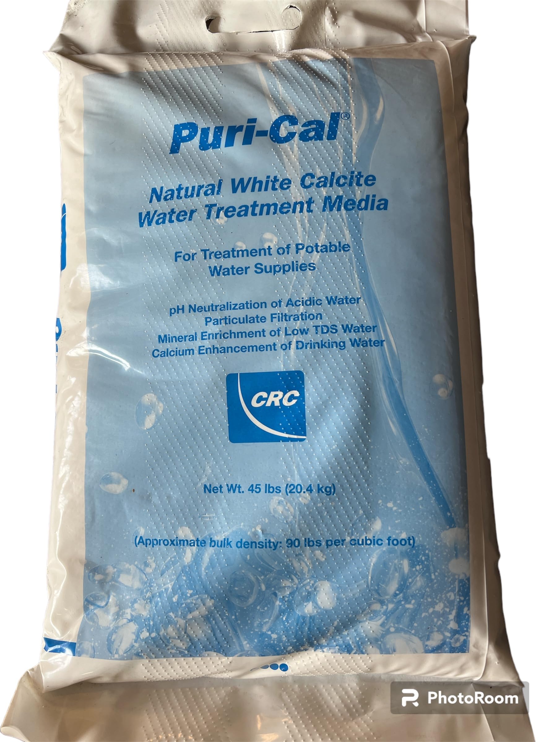 Calcite Corosex Media (Calcium Carbonate Mineral) pH Correction, Acid Neutralizing Media (5 lbs)