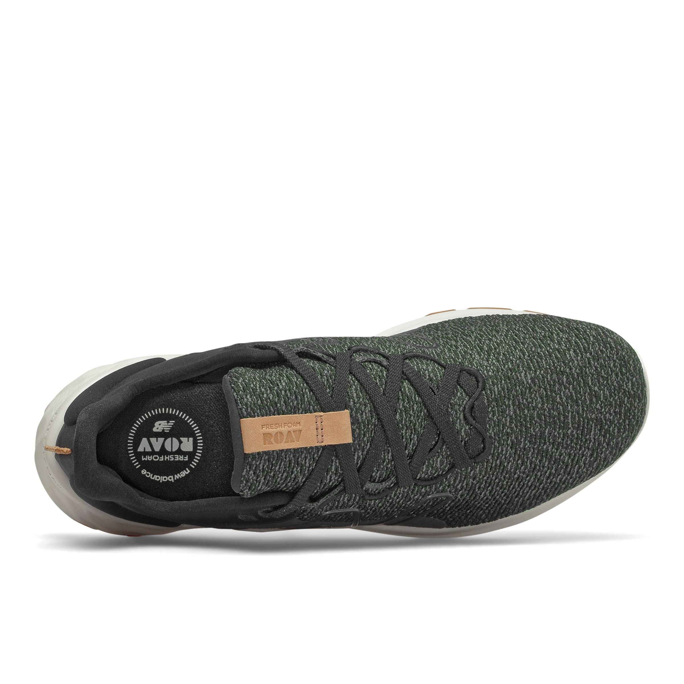 New Balance Men's Fresh Foam Roav V2 Sneaker, Black/Sea Salt, 10.5