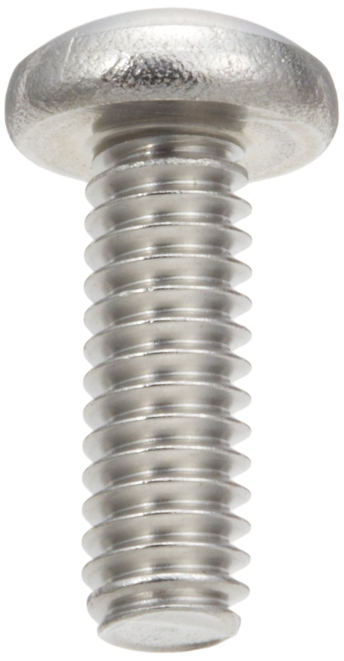 Small Parts 18-8 Stainless Steel Pan Head Machine Screw, Meets ASME B18.6.3, T20 Star Drive, #8-32 Thread Size, 1/2" Length, Fully Threaded, Imported (Pack of 50)