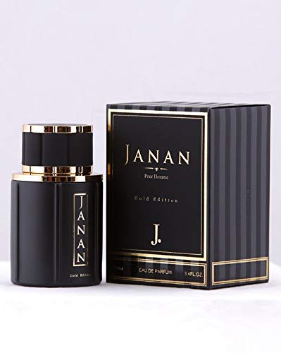 IMOSTY Junaid Jamshed Janan Gold for Men EDP - Eau De Parfum 100ML (3.4oz) | Arabian Perfumery | Fragrance with Citrusy Top Notes of Bergamot Over Base Notes of Musk & Amber | Everyday Essential