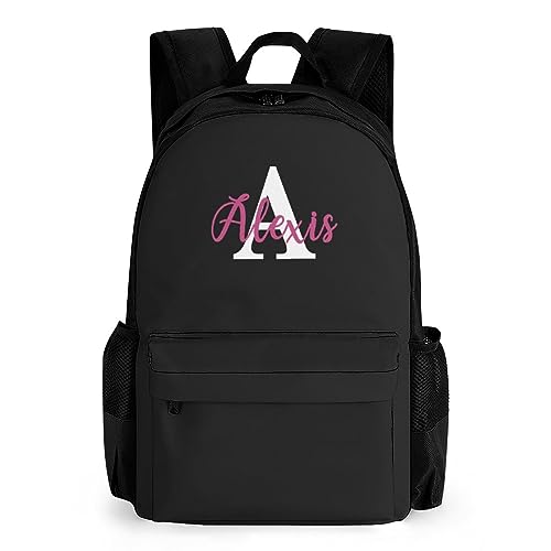 Custom Backpack Personalized Backpack With Add Your Name/Text,Casual Shoulder Bag Customize Travel Laptop Backpack for Women