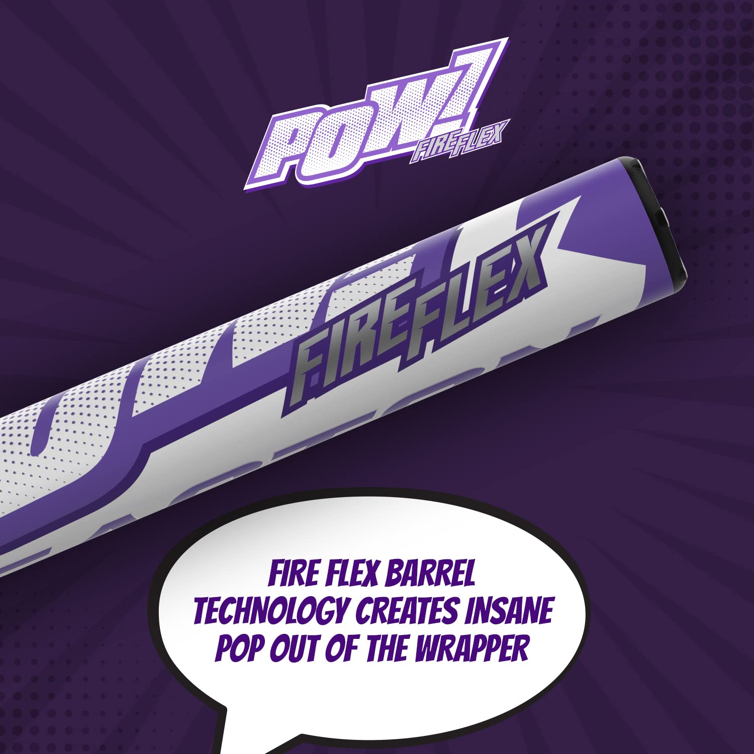 Easton | 2022 | Comic POW | Loaded | USSSA/NSA/ISA | SLOWPITCH Softball BAT | 12.75" Barrel | 34" x 26.5 oz.
