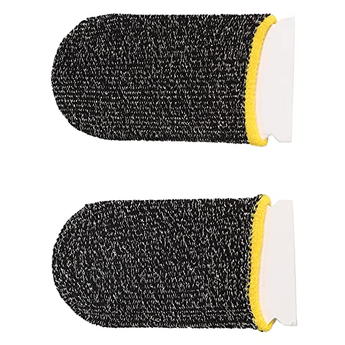 Jopwkuin Game Control Sleeves, Durable Lightweight and Portable Game Finger Sleeves for Family for Mobile Game