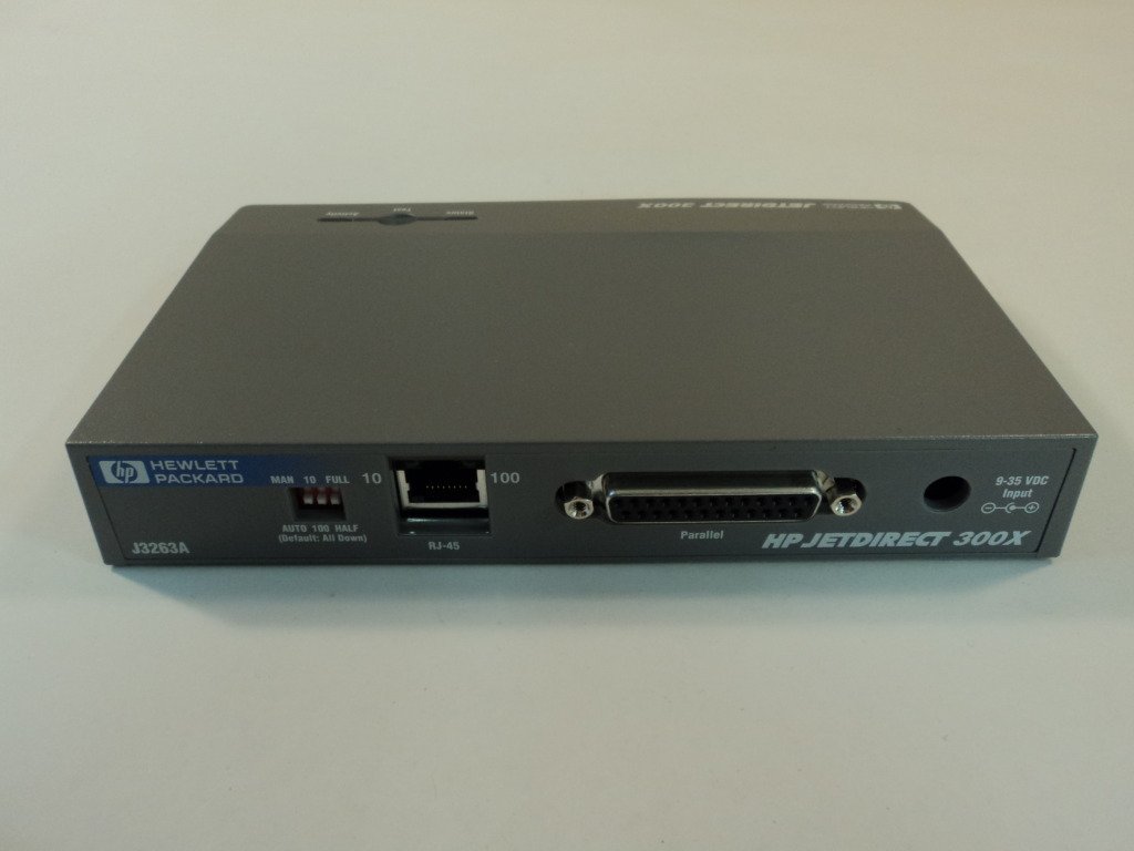 Hewlett Packard Jetdirect 300X Enet External 10/100 Single Port Rj45