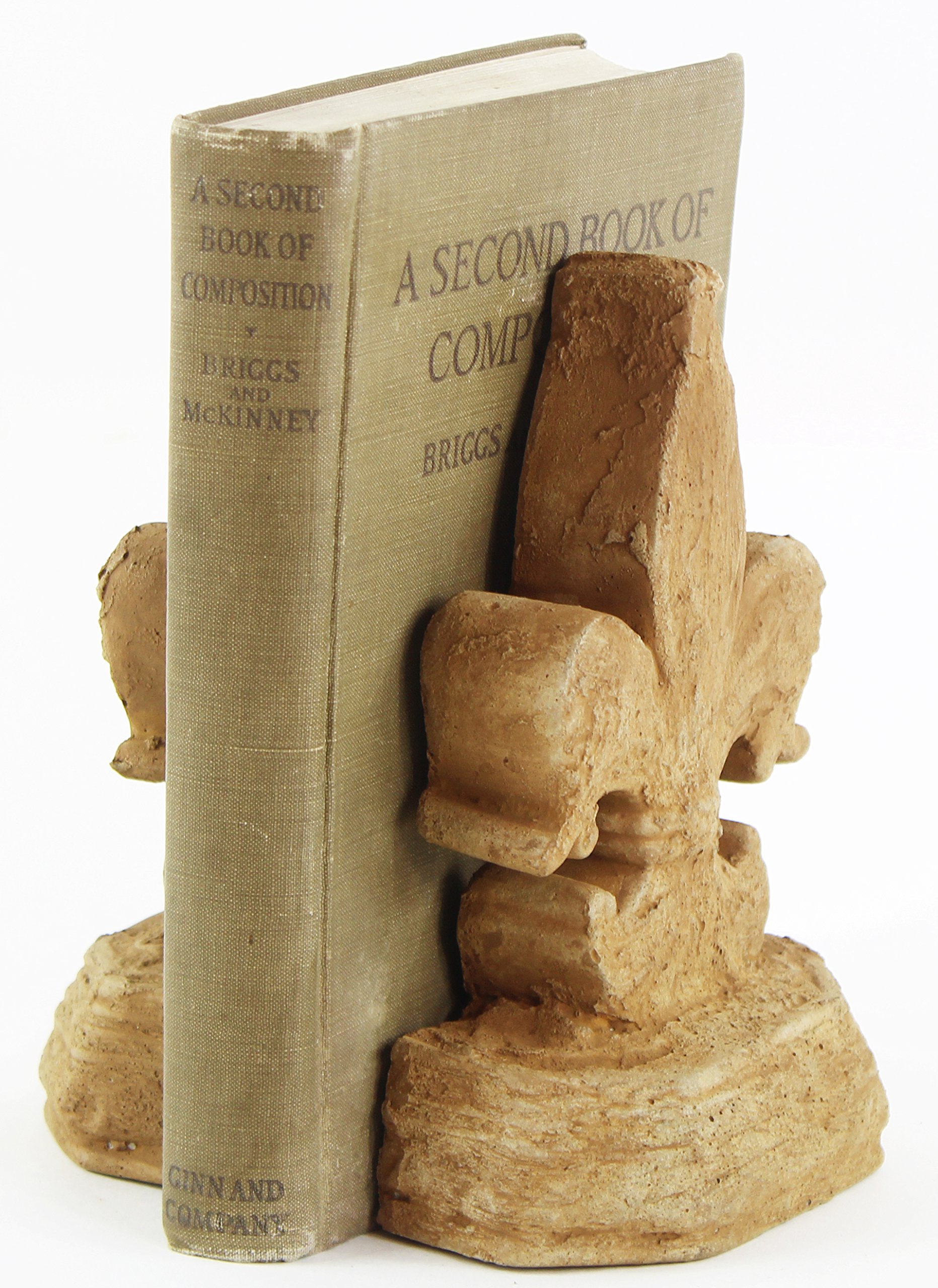 Fleur de Lis Bookends Home and Garden Shelf Decoration