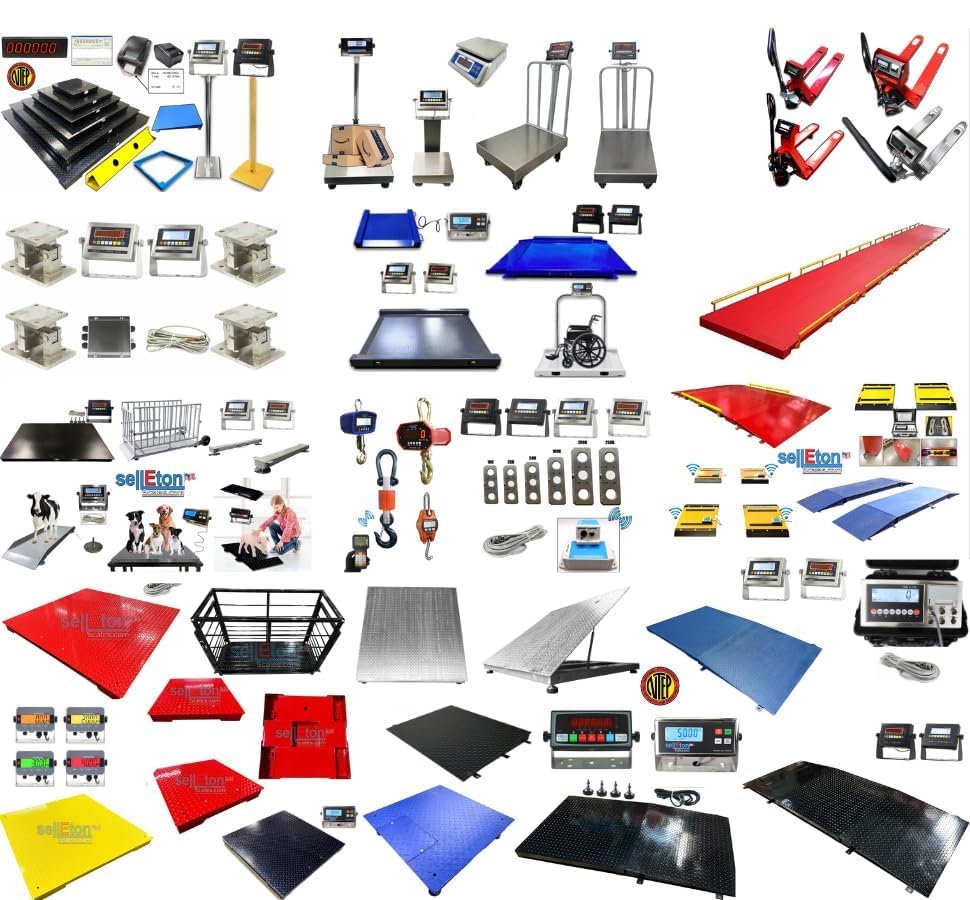 SellEton SL-5000-PJP Pallet Jack Scale | Built-in Printer | 5000 lb x 1 lb Capacity