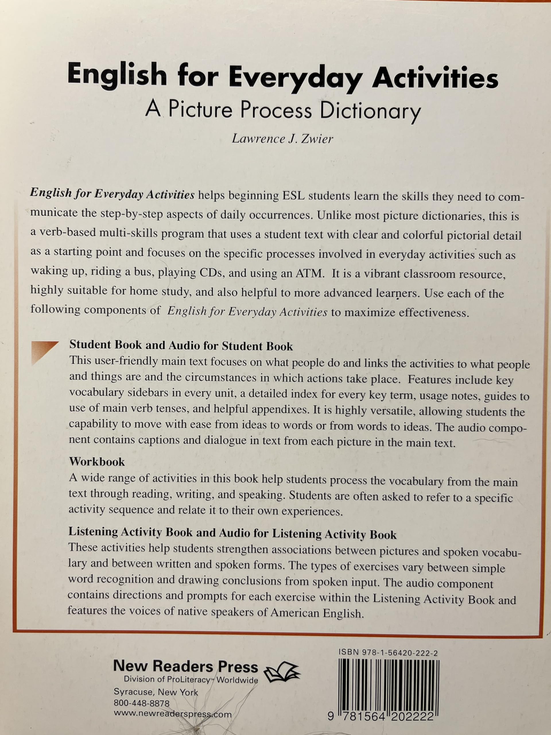 English for Everyday Activities: A Picture Process Dictionary