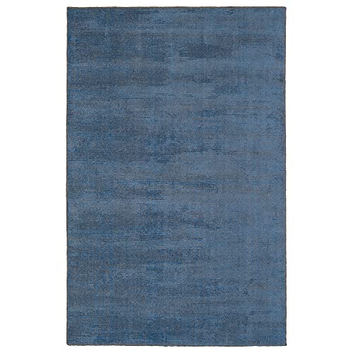 Kaleen Rugs Luminary Collection LUM01-17 Blue Handmade 8' x 10' Rug