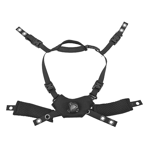 Helmet Padding Kit, Dual Layer Easy Install, Soft Dial Helmet Hanging System for Outdoors (Black Sponge)