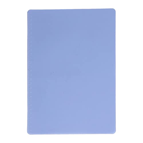 Clear Clipboard, Plastic Clipboard Easy To Clean Multifunctional Soft Portable for Drawing for Writing(EVA Exam Pad A4-Athens Blue)