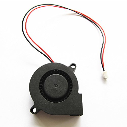 SoundOriginal 12VDC Brushless Blower Cooling Fan 50x50x15mm Fans for 3D Printer Humidifier Aromatherapy and Other Small Appliances Series Repair Replacement (x1 12V)