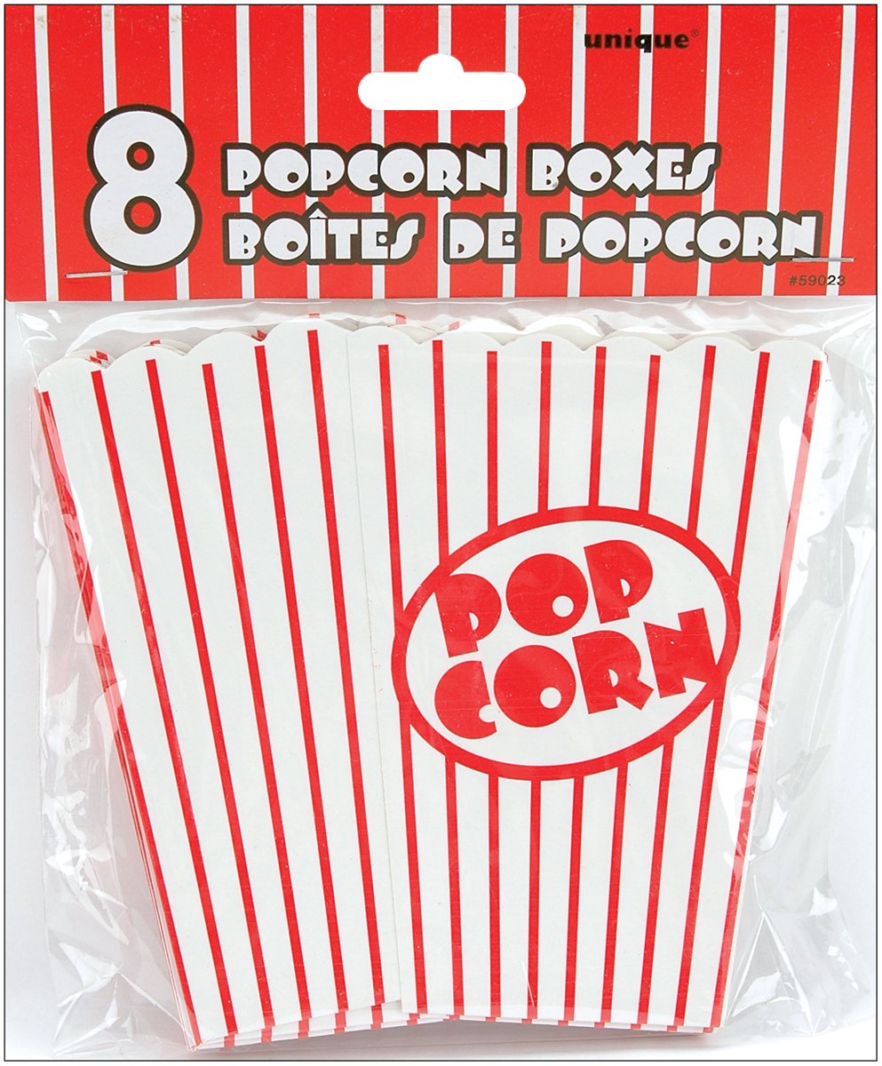 Un Small Popcorn Boxes 8ct
