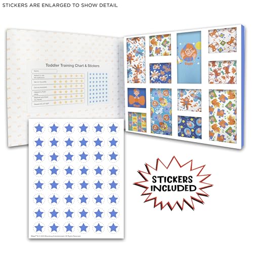Blippi Boys' Exclusive 12-Days Advent Box of Surprise Underwear Pack Makes Potty Training Fun with Stickers, 2/3T, 4T and 5T, 12-Pack