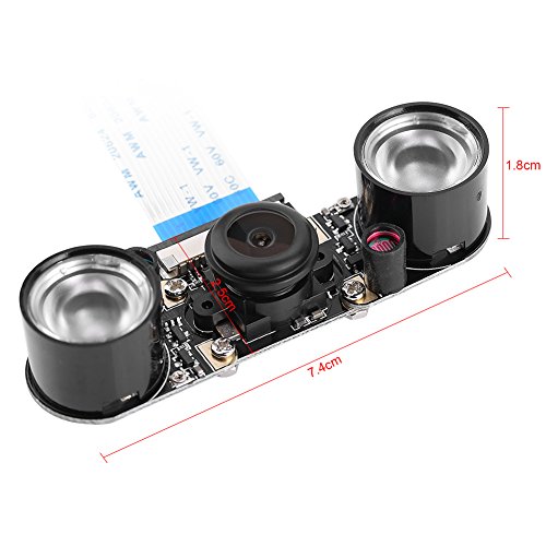 Camera Module for Raspberry Pi, Adjustable Lens Camera Module Compatible with Original Raspberry Pi Camera Module for Widely Usage