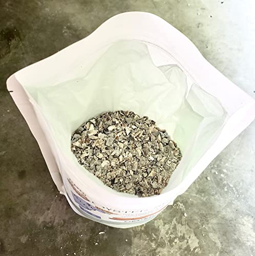 ESVK Natural Flaked Oyster Shell - 4 Pound (Pack of 1) | Calcium Supplement for Chickens, Ducks, and Other Birds| Made in USA (4 lb)