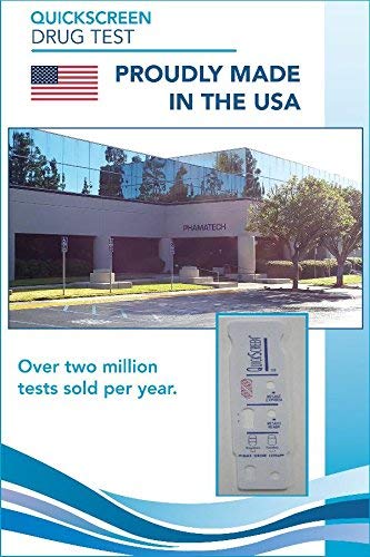 QuickScreen Single Panel Opiates OPI Drug Test, 10