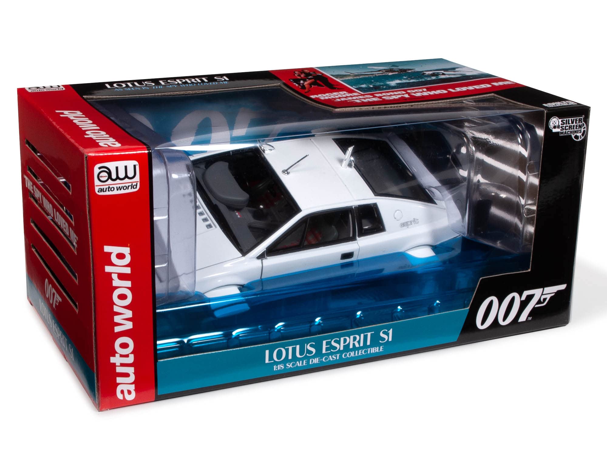 Auto World 1971 Lotus Espirit Series 1 (The Spy Who Loved Me) 1:18 Scale Diecast Model