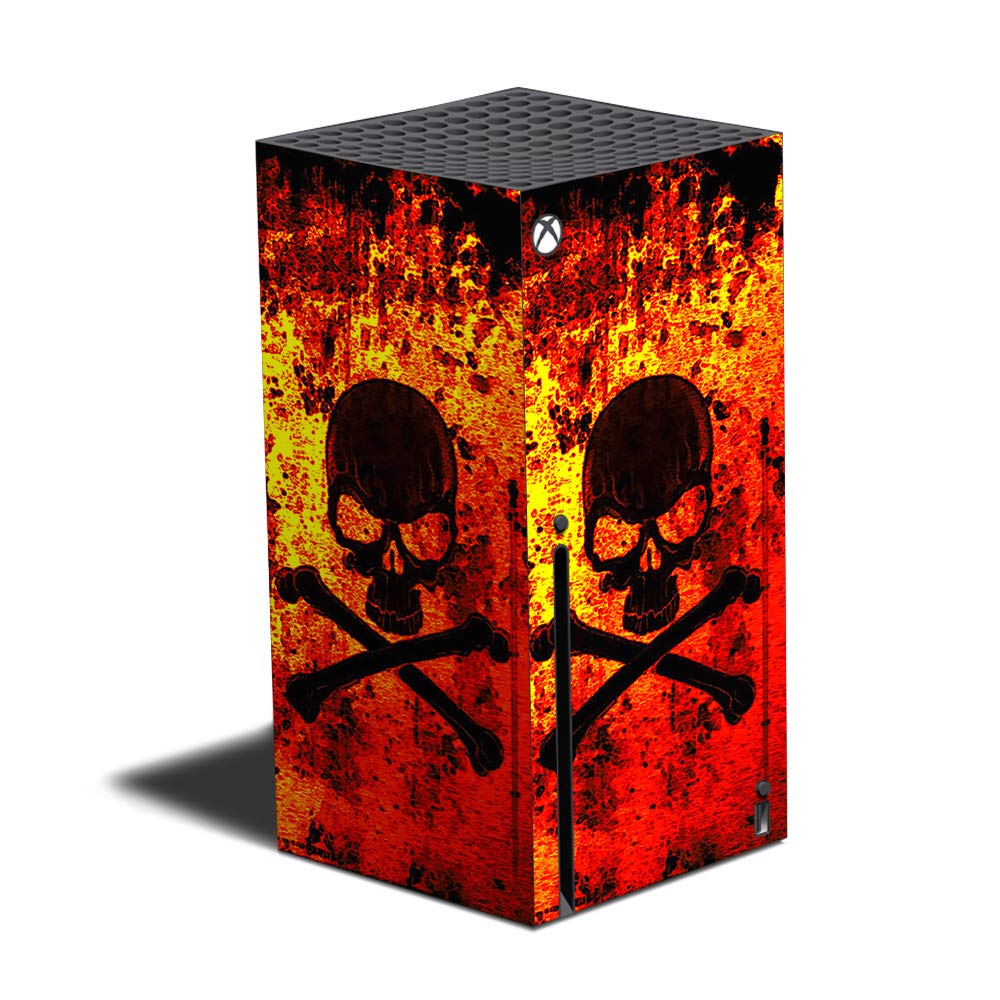 MightySkins Skin Compatible with Xbox Series X - Bio Skull | Protective, Durable, and Unique Vinyl Decal wrap Cover | Easy to Apply, Remove, and Change Styles | Made in The USA (MIXBSERX-Bio Skull)
