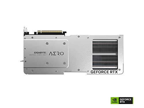 Gigabyte GV-N4090AERO OC-24GD GeForce RTX 4090 AERO OC 24G Graphics Card, 3X WINDFORCE Fans, 24GB 384-bit GDDR6X, Video Card