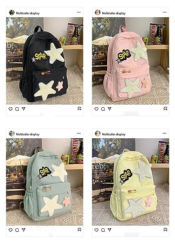 Cute Women'S Backpack, Kawaii Y2k Design, Fashionable And Colorful Harajuku Hiking Backpack, Aesthetic Backpack (green)