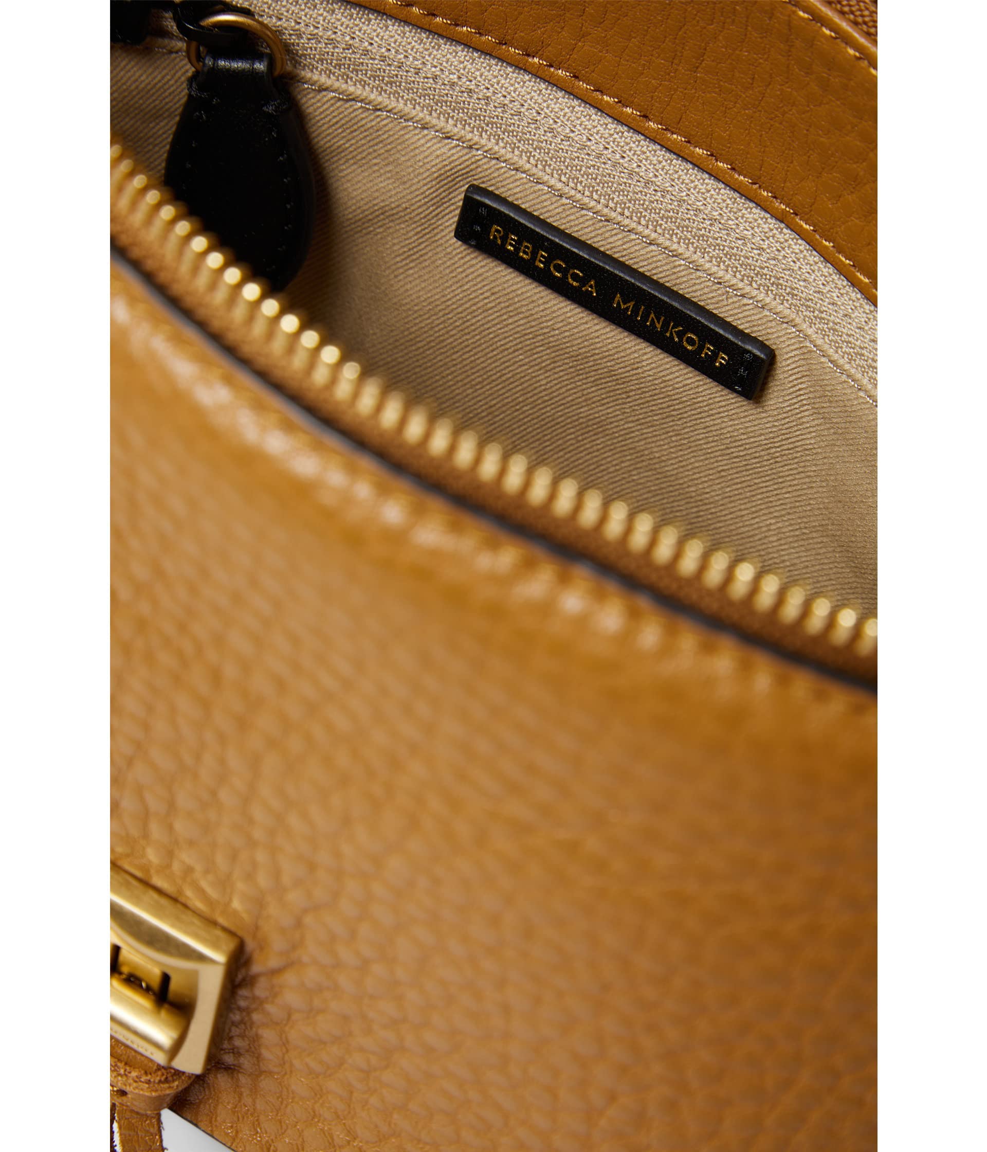 Rebecca Minkoff Darren Top Zip Crossbody Caramello One Size