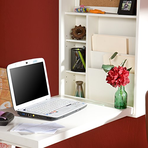 Fold-Out Convertible Desk - Antique White