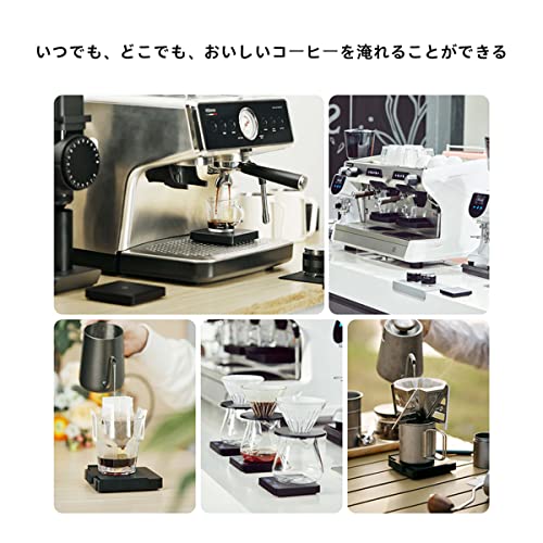 Coffee Scale,Tiny-2 Espresso Scale with Timer and 2kg/0.1g SearchPean Food Scales Digital Weight Grams and Oz,Invisible Screen,Measures in g/oz/ml