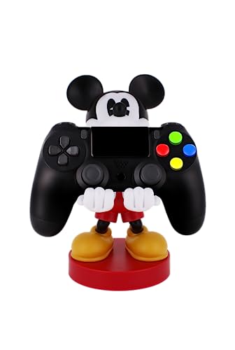 Exquisite Gaming Cable Guys: Disney Mickey Mouse Phone Stand & Controller Holder - Officially Licenced Figure - Exquisite Gaming