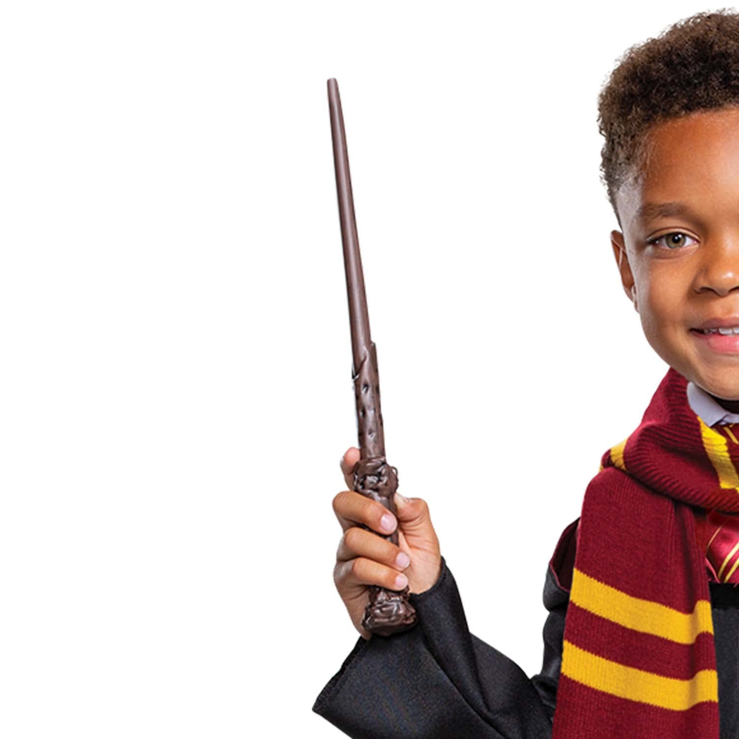 Harry Potter Dress Up Set for Kids, Official Wizarding World Costume Kit with Robe, Scarf, Tie and Wand, Kids Size Small (4-6)