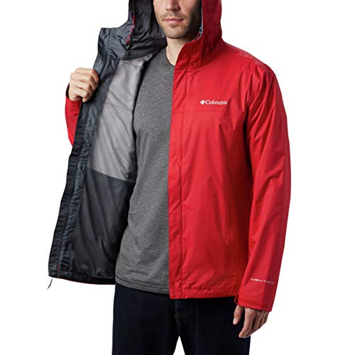 Columbia Men's Watertight II Jacket, Mountain Red, Large