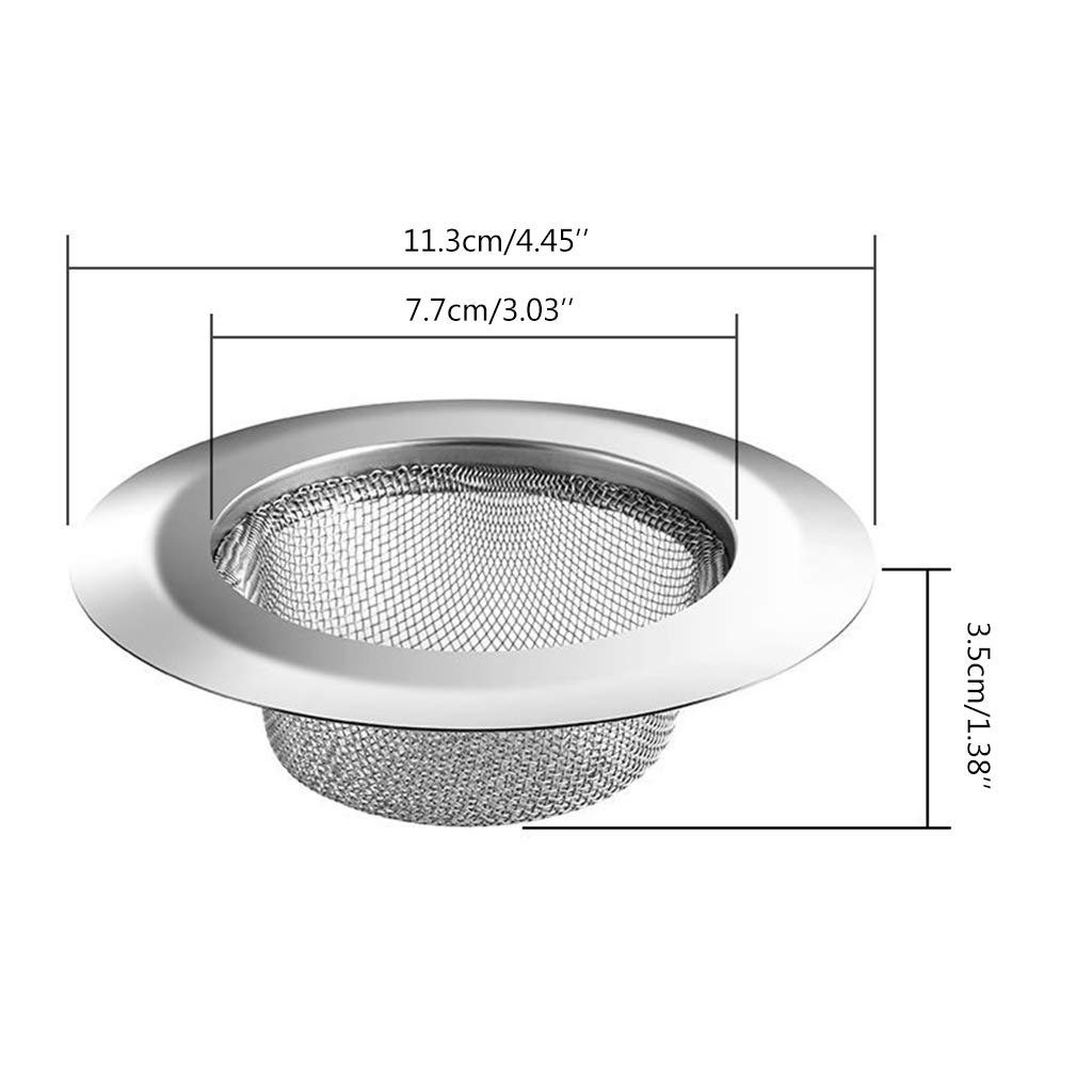 Kitchen Sink Strainer Drain Hair Catcher Bath Stopper Plug Stainless Steel Sewer Filter With Lid Bathroom Supplies Journaling Stencils Supplies