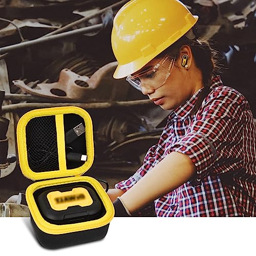 Earbud Case Compatible with DEWALT True Wireless Bluetooth TWS Headphones, Storage Holder for Jobsite Pro-X1 Wireless Earphone, Headset Charging Box & Accessories Pouch OrganizerĀ - Bag Only