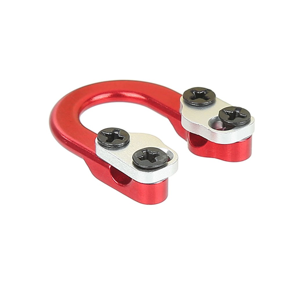Archery D Loop Metal D Ring Buckle Rope Ulimate Hunting D-Loop (RED)