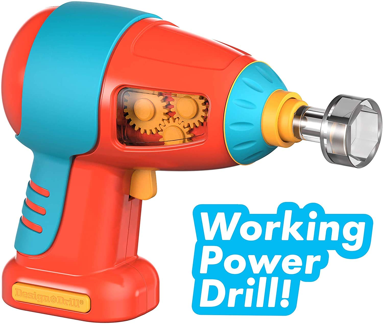 Educational Insights Design & Drill Bolt Buddies Rocket Take Apart Toy with Electric Toy Drill, Preschool STEM Toy, Gift for Boys & Girls, Ages 3+