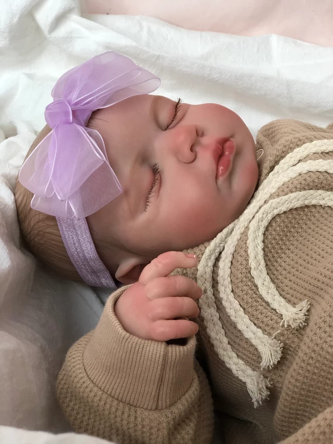 iCradle 20-inch Lifelike Reborn Baby Doll - Silicone Newborn Toddler Toy for Ages 3+ (003)