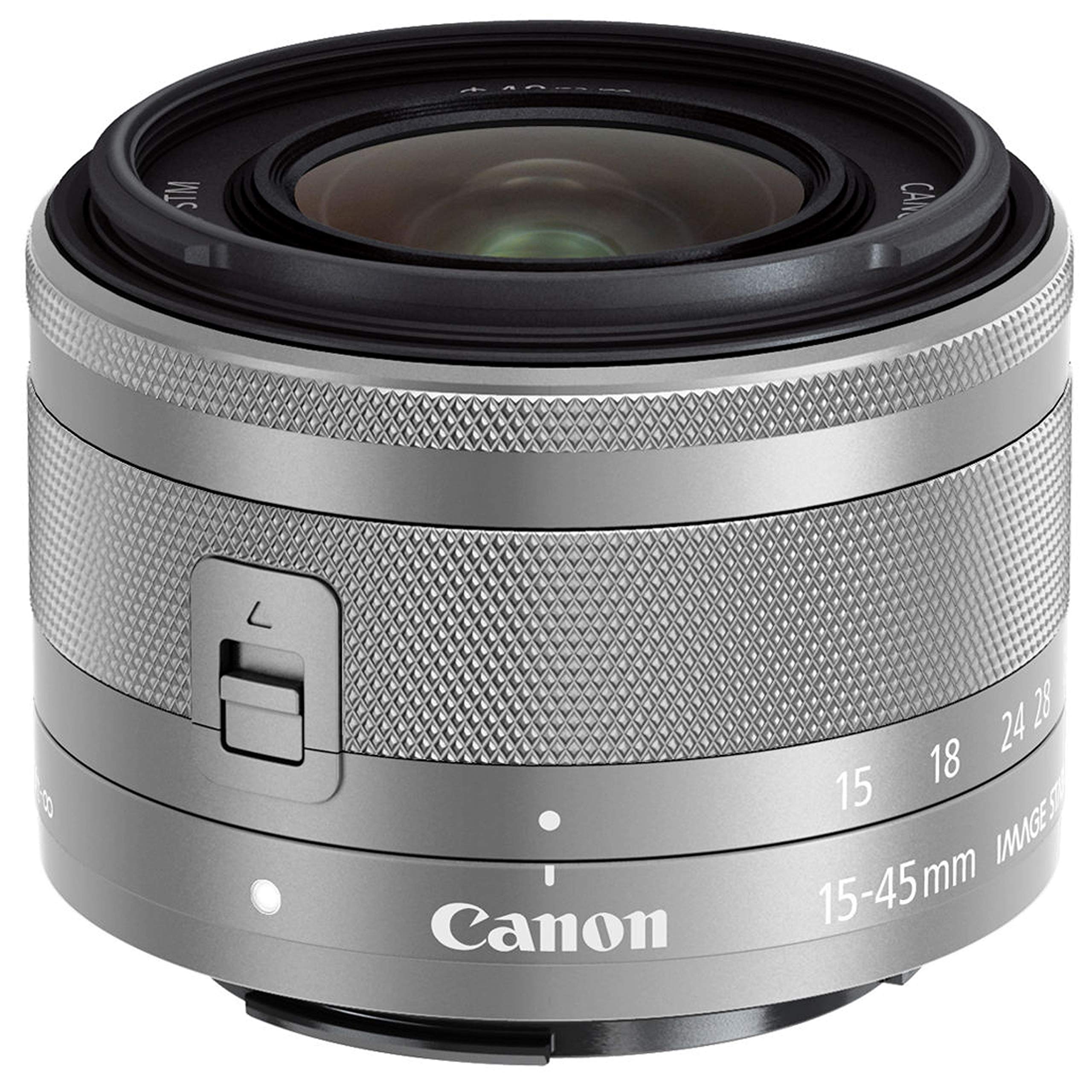 Canon EOS M200 (White) Mirrorless Camera Kit w/EF-M15-45mm and 4K Video + Case + 128GB Memory (25pc Bundle) (Renewed)