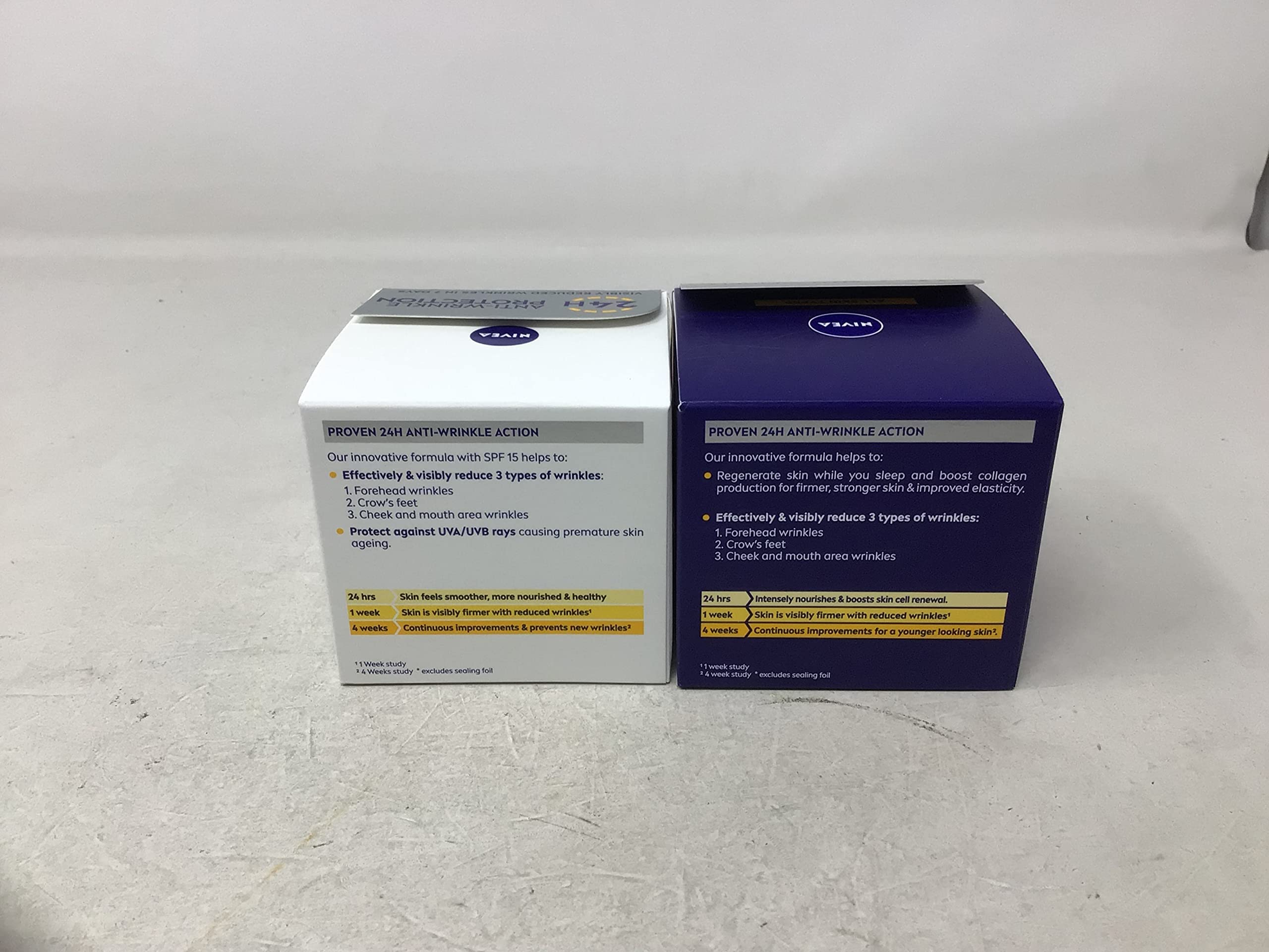 Nivea Q10 SPF 15 Anti-Wrinkle Face Day Cream Plus Face Night Cream, 50 ml