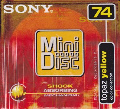Sony Topaz Yellow Mini Disc Color Collection