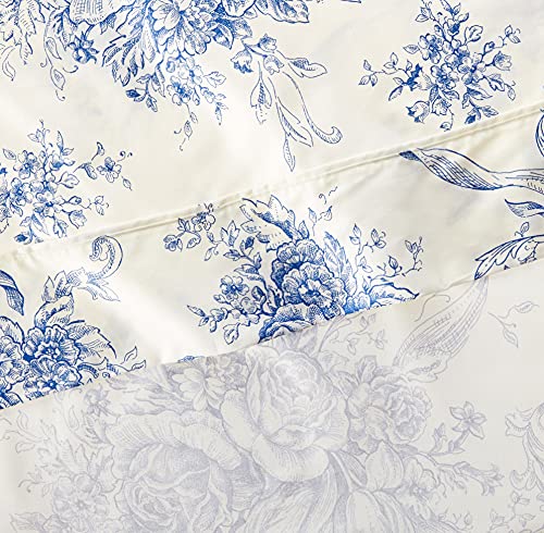 Mélange Home Melange Home 189748, Navy Toile, Queen Sheet Set
