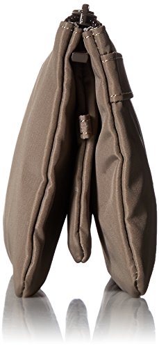 Follis Franc L Wristlet Wallet, RFID Blocking and Coin Pocket, Large, Womens, Sepia/Brown
