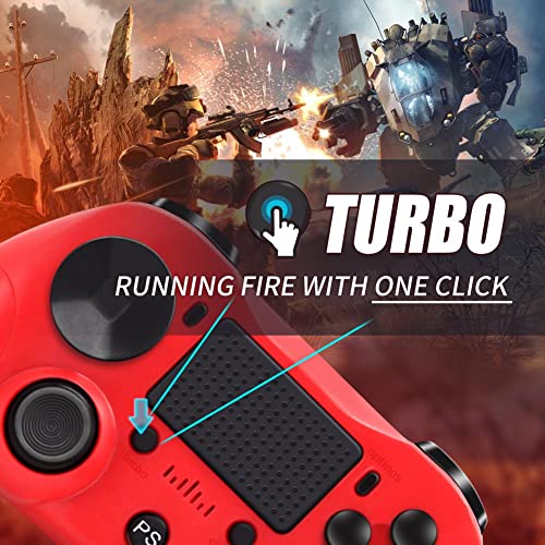 EFFUN Wireless Controller for PS4 /Slim/Pro/PC, Pa4 Controller for Playstation 4 Controller for PS4 Controller with DoubleShock, Motion Sense, Touchpad, Audio Jack, Speaker, Turbo, Gifts for Children