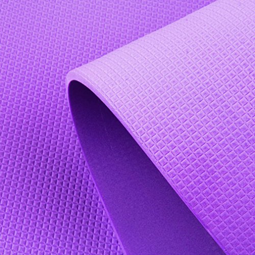 AWFAND Yoga Mat,6MM Extra Thick Exercise Yoga Mat with Carry Strap,Folding Gymnastics Mat,Non Slip, Durable and Lightweight Exercise Mat for Home Gym Exercise Pilates